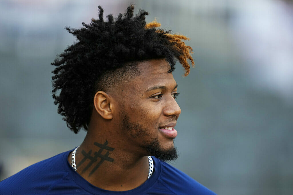 Ronald Acuña Jr. regresó a la acción con los Bravos